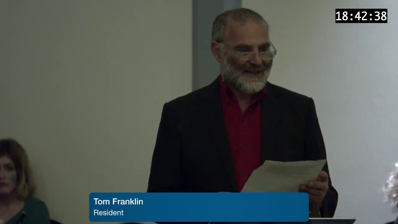 Tom Franklin speech - YouTube