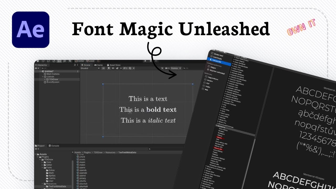 How to import custom fonts in After Effects - YouTube