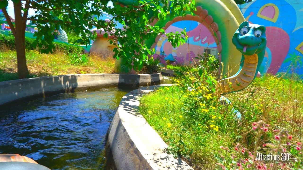 [4K] Creepy Log Ride in China: Semi-Abandoned Amusement Park - Beijing ...