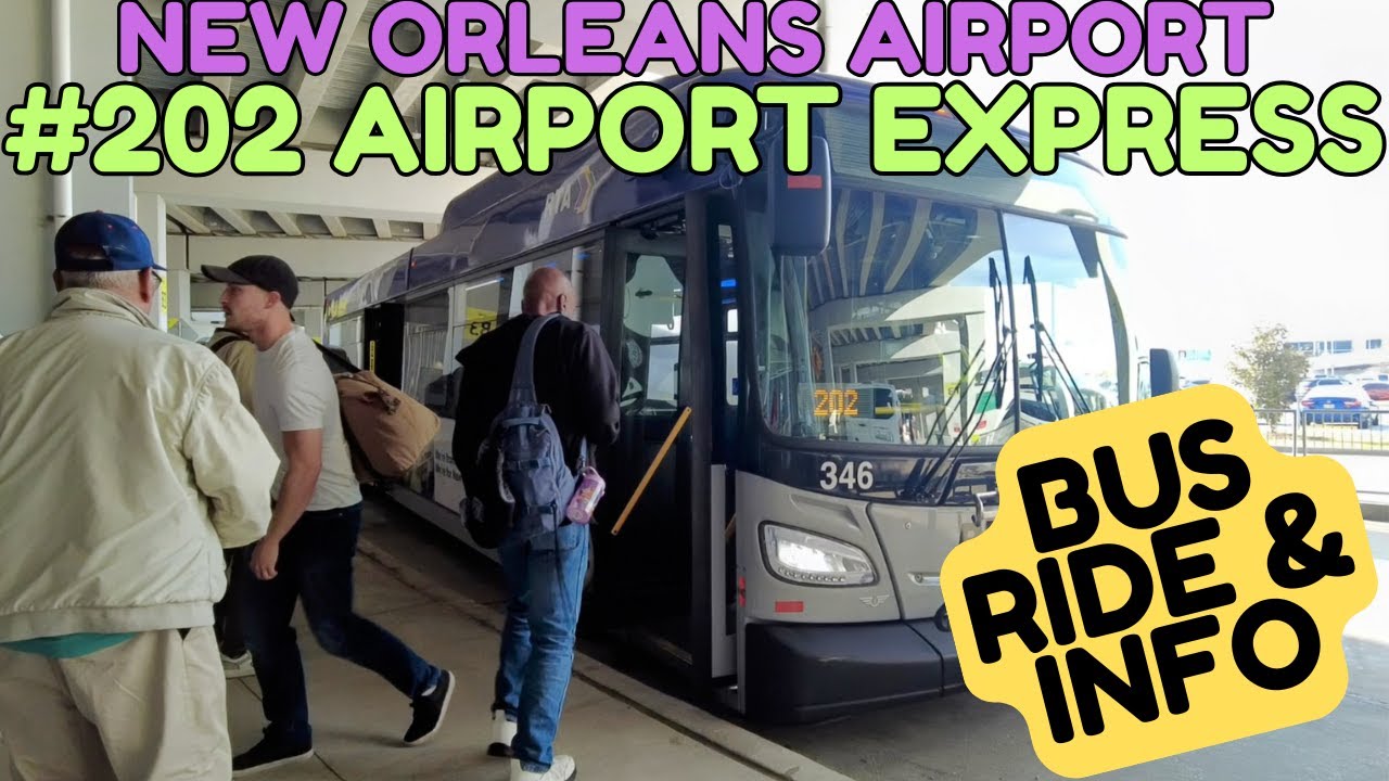 New Orleans Airport Express Bus - YouTube