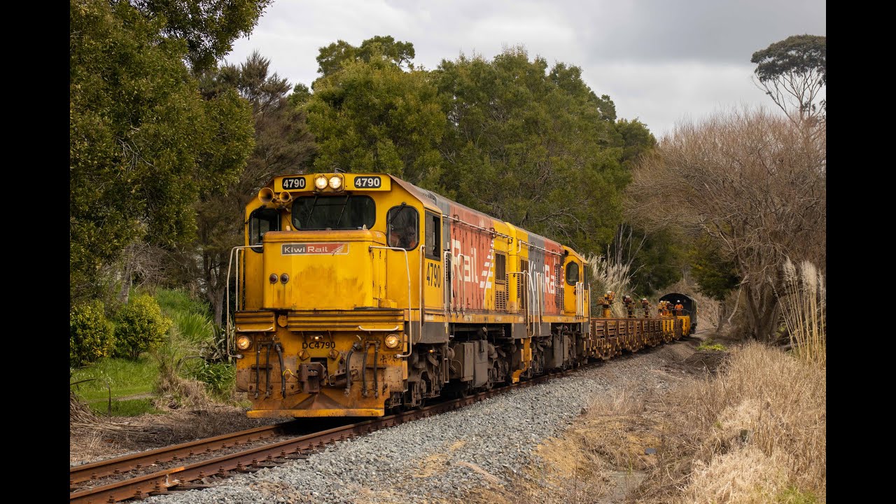 KiwiRail DC power on the North Auckland Line - September 2022 (4K ...