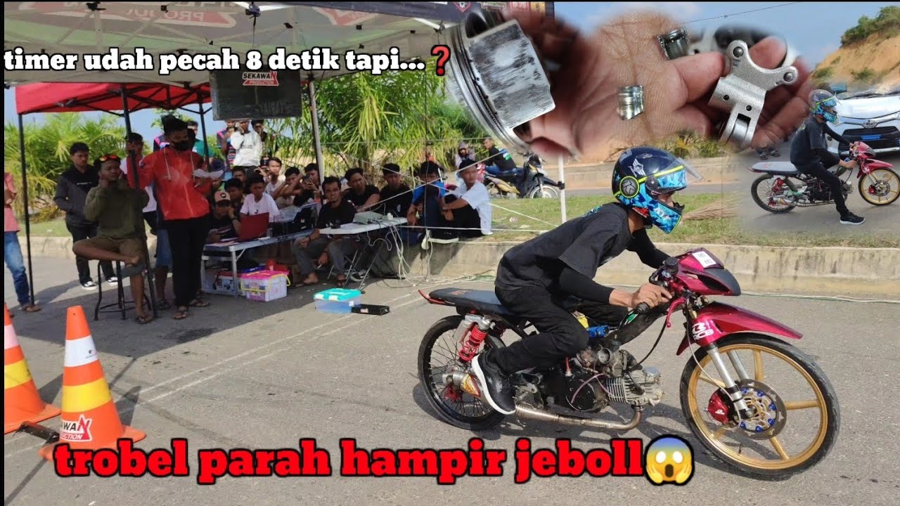 Setting Supra bapak sleep engine 200cc masih bayak kurang nya😒 ‼️konten ...