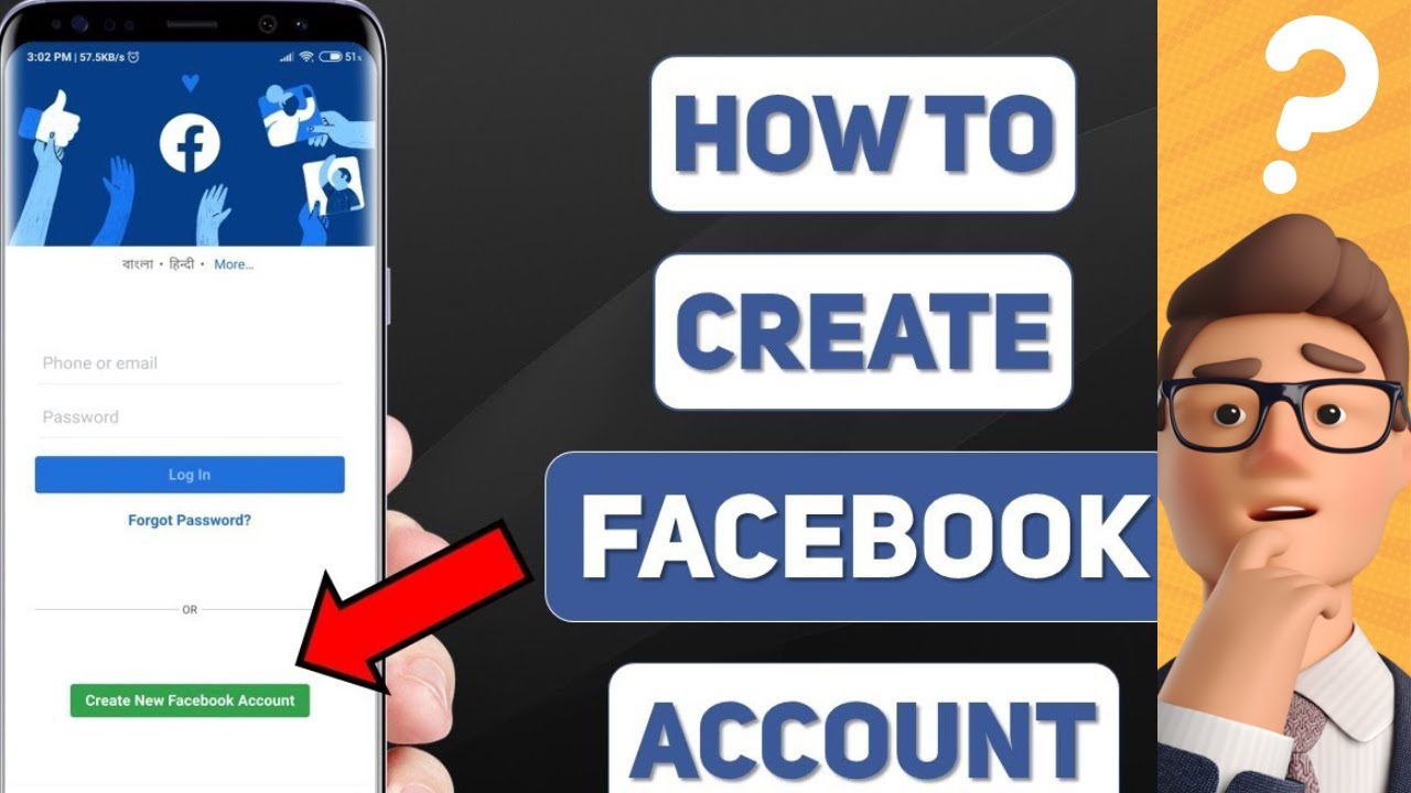 How to create Facebook account on mobile. #facebook #how to create# ...