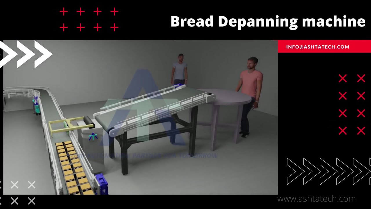 Bread Depanning machine for bakery automation and food factory ...