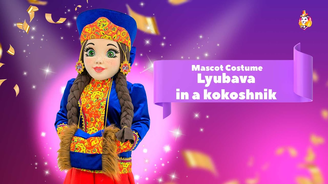 Lyubava in a kokoshnik Mascot Costume - YouTube