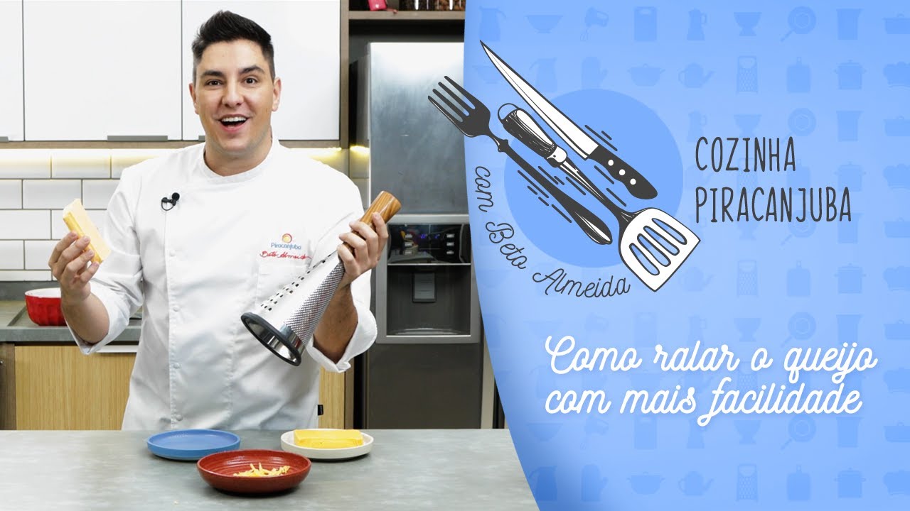 Chef Beto Almeida | Como ralar o queijo com mais facilidade - YouTube