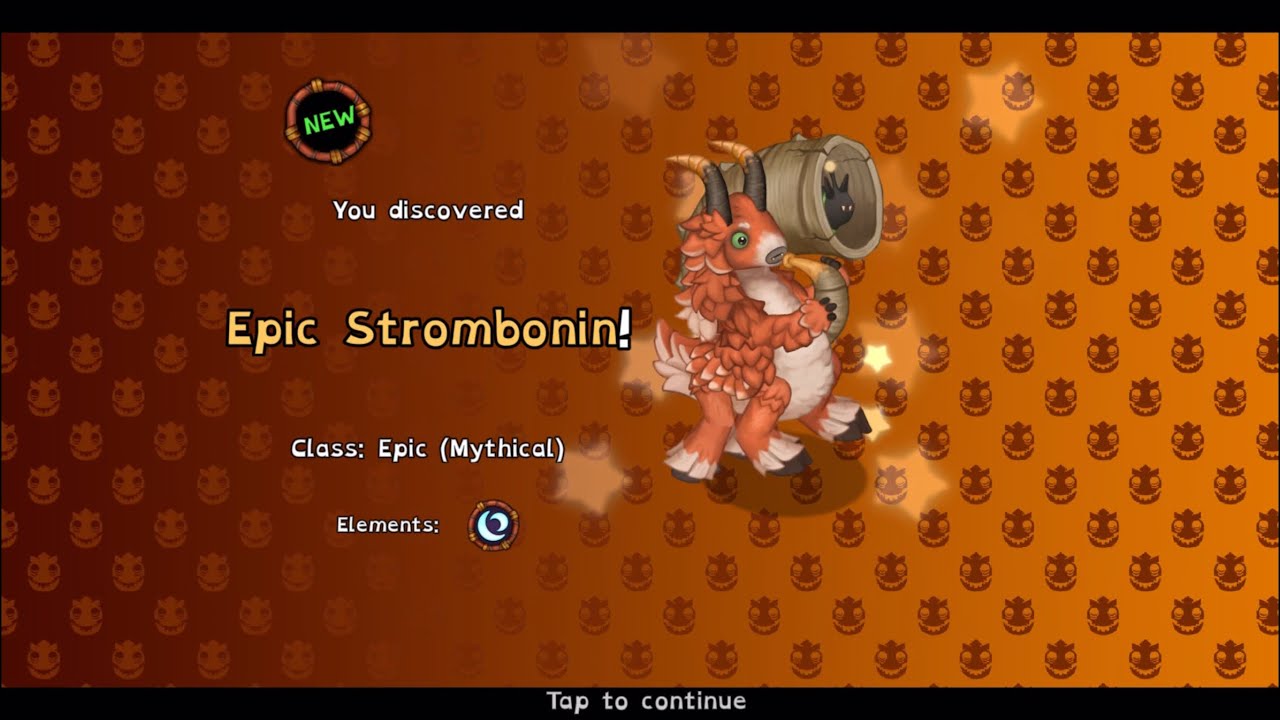 EPIC STROMBONIN 🦊🎷ON MYTHICAL ISLAND | my singing monsters | - YouTube