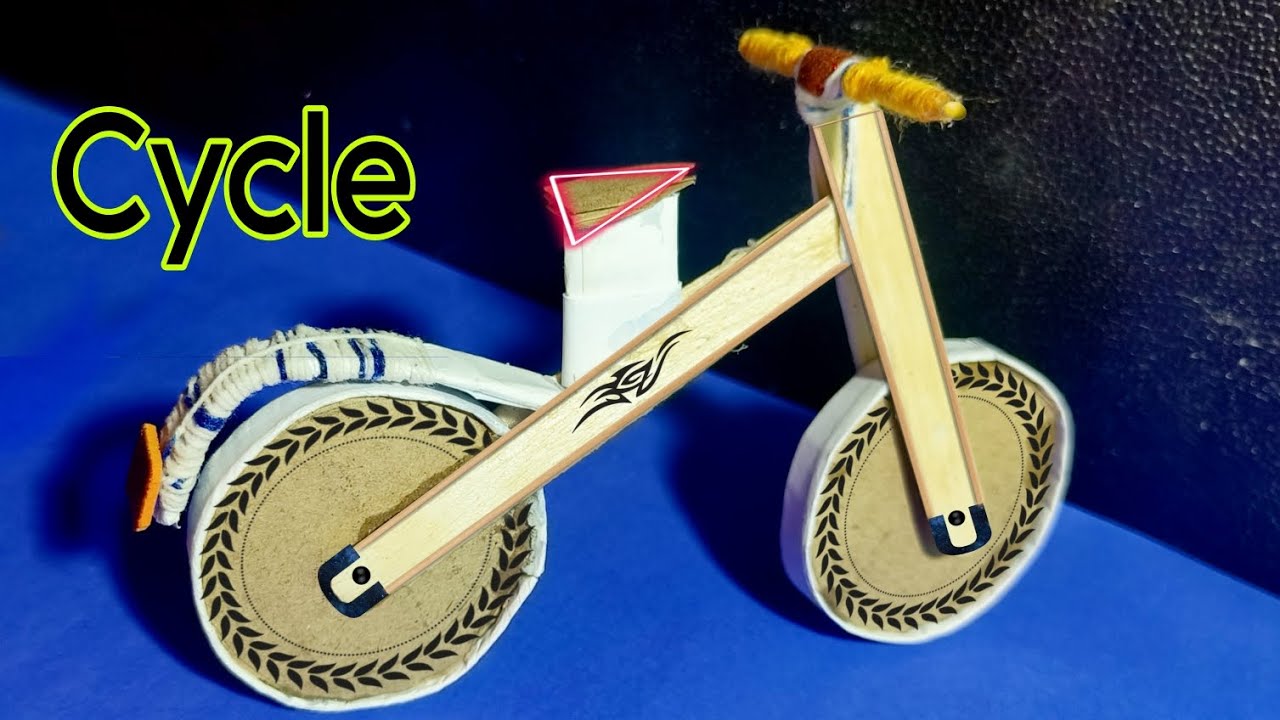 How to make Cycle from cardboard ll Diy ll #diy #craft #cycle - YouTube
