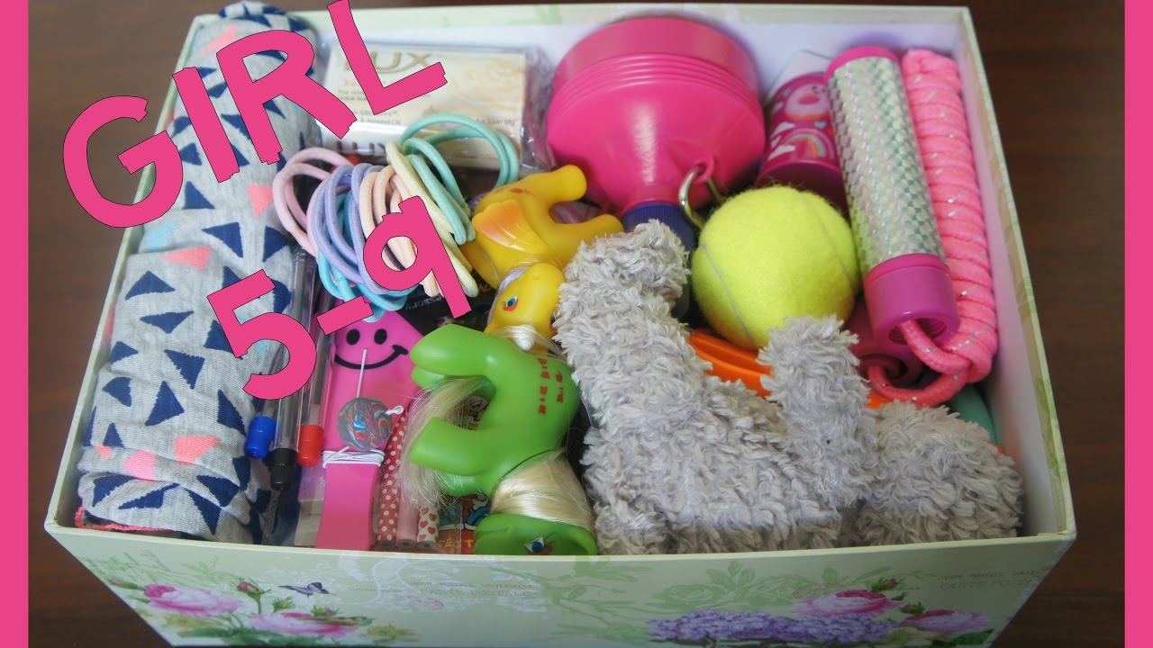 Operation Christmas Child Shoebox (Girl 5-9) - YouTube
