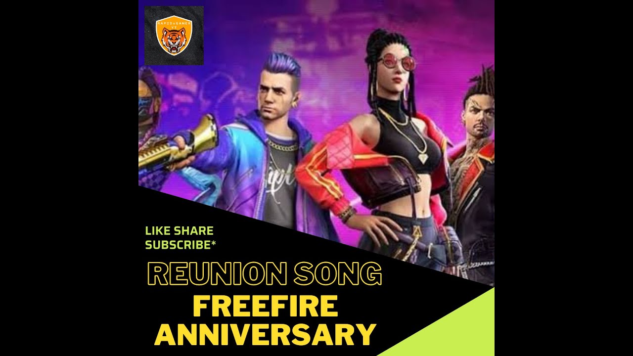 Latest Freefire anniversary celebration "REUNION" song - YouTube