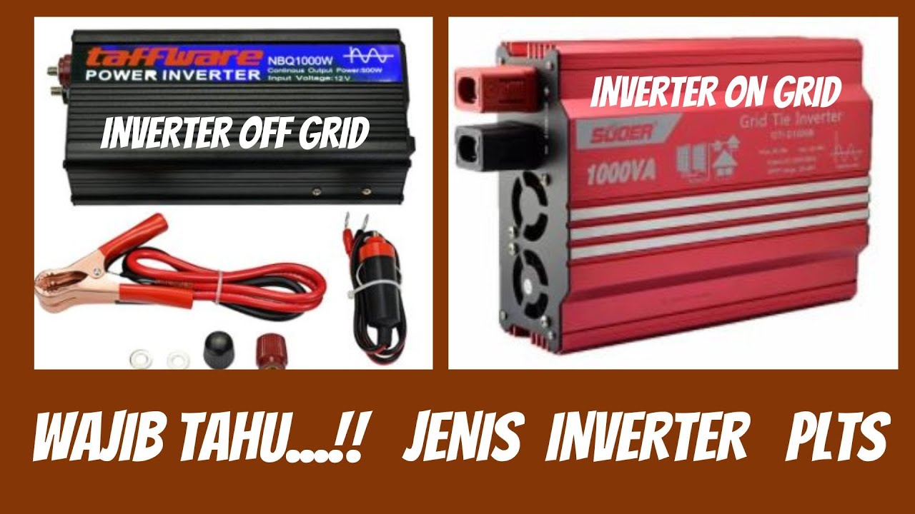 JENIS INVERTER PLTS panel surya - YouTube
