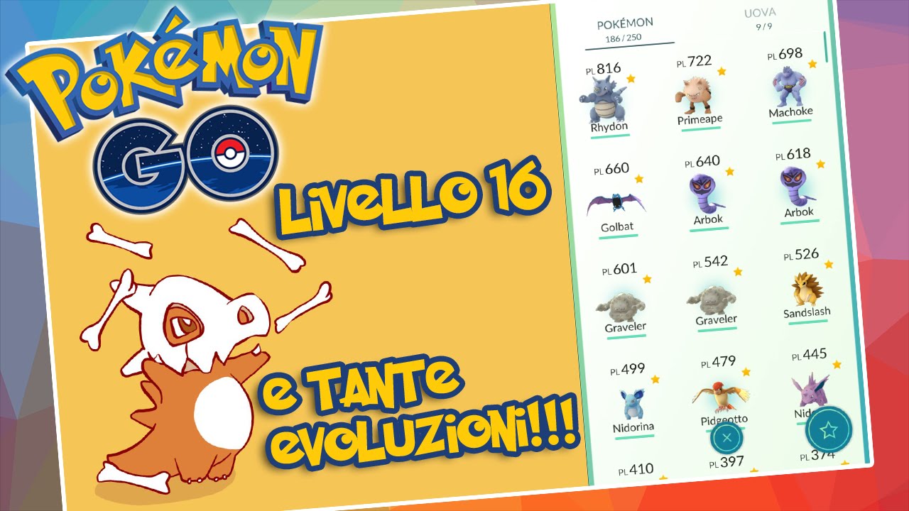 Pokemon GO ITA - Livello 16 E Tante Evoluzioni! - #5 - YouTube