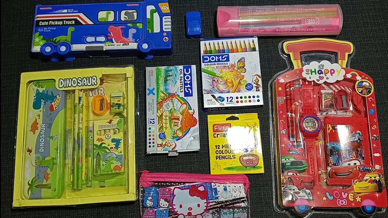 ultimate big stationery set collection - YouTube