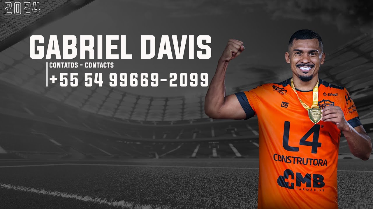 Gabriel Davis - Volante / Defensive Midfielder - 2024 - YouTube