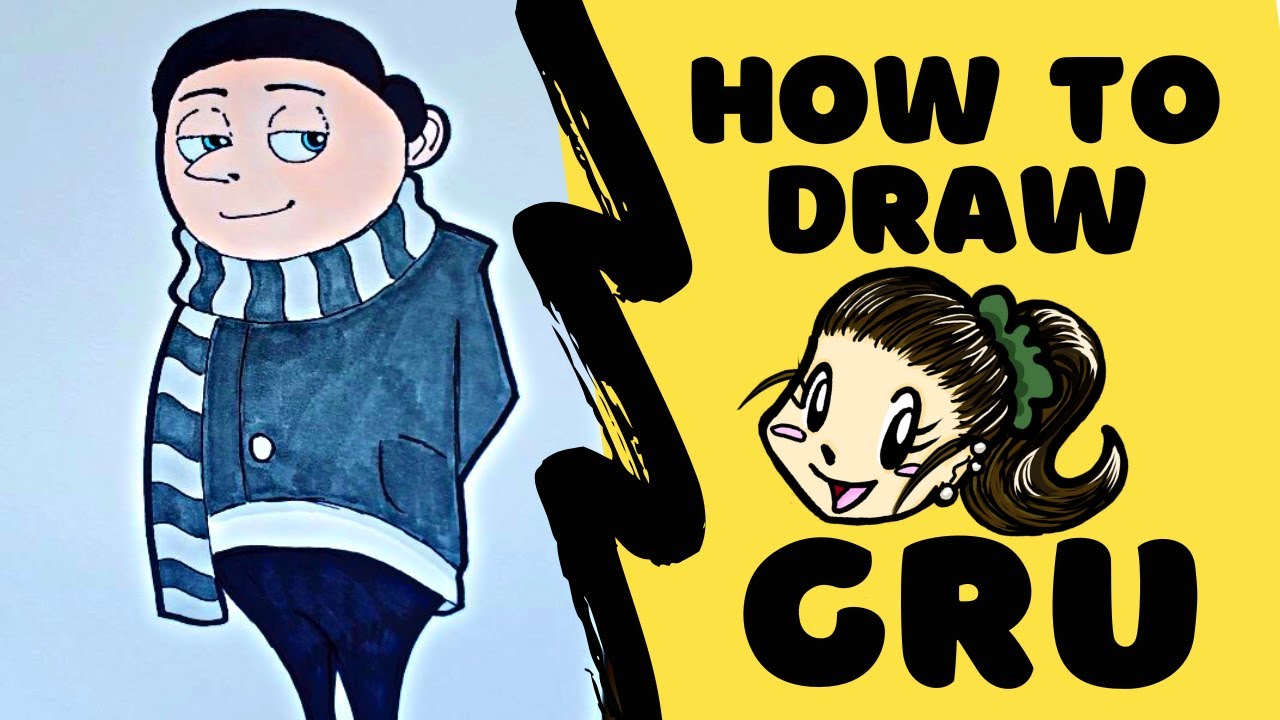 HOW TO DRAW - Gru (Minions: The Rise of Gru) - YouTube