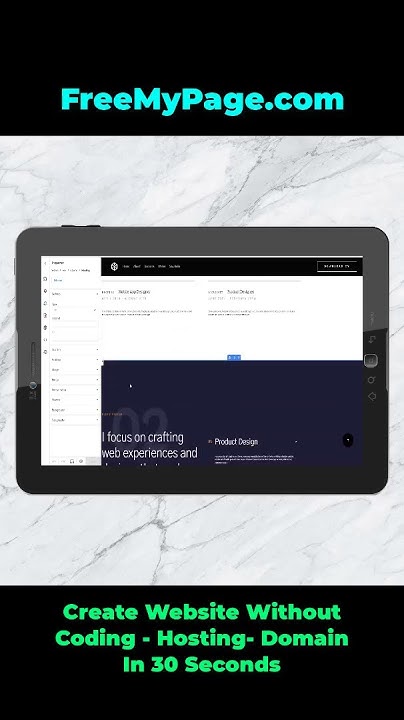 Website Builder - How To Create Portfolio Website With No Coding - No Hosting - No Domain - #9 ...