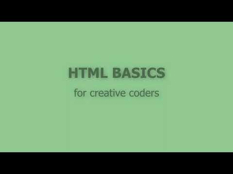 2: HTML Basics - YouTube