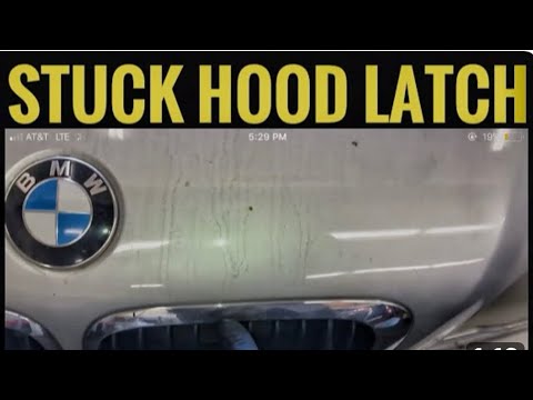 BMW Secondary Hood Latch Won't Open Fix