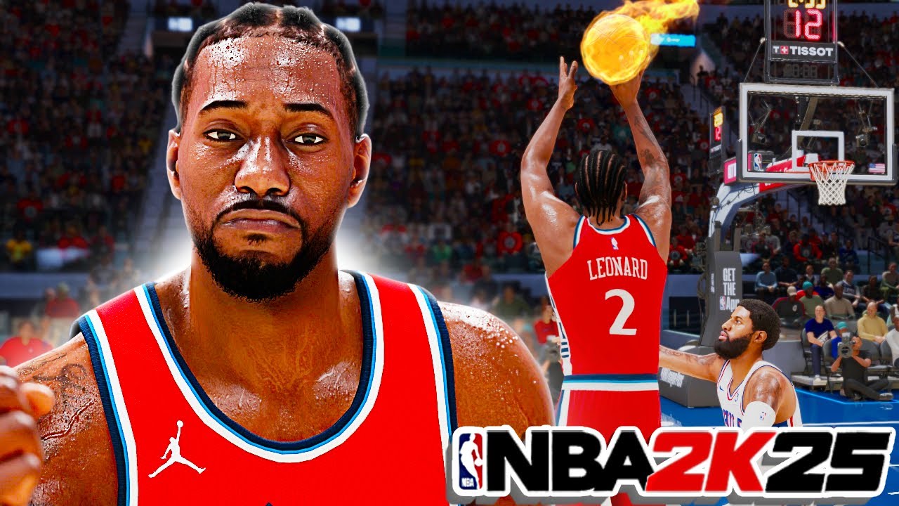Kawhi Leonard is a MID-RANGE GOD in NBA 2K25 Play Now Online - YouTube