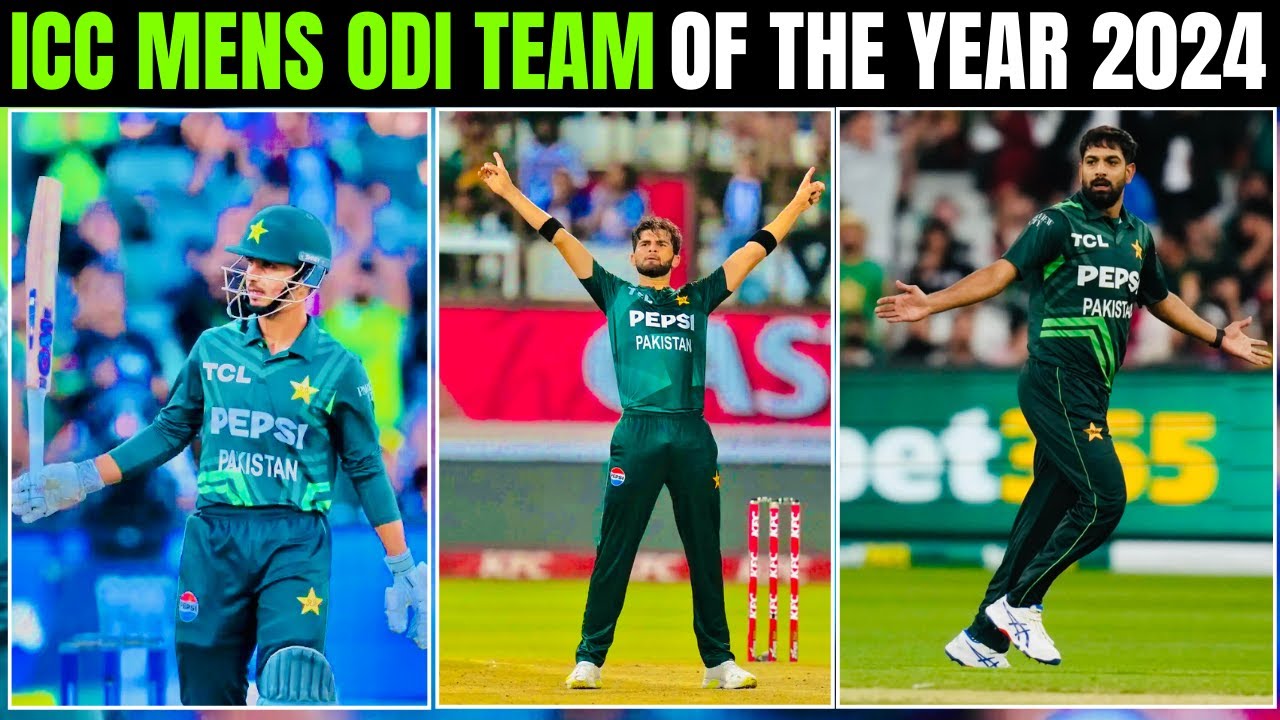 ICC 2024 : Icc Men’s ODI Team Of The Year 2024 ! Best Squad 2024 - YouTube