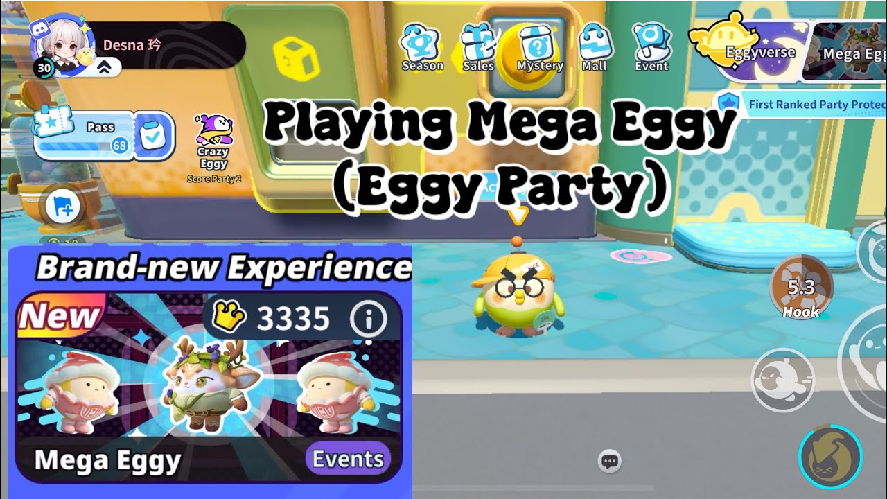 Playing Mega Eggy ( Eggy Party ) - YouTube