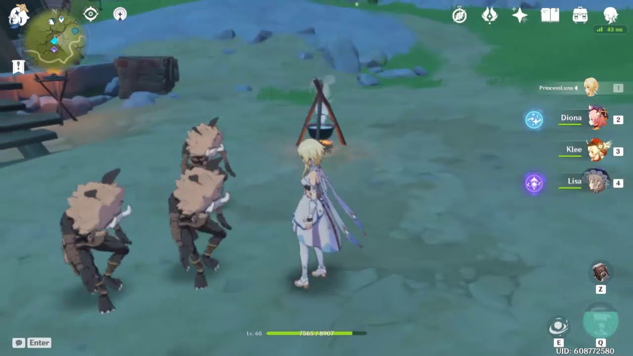 Genshin Impact Ella Musk poetry quest with PrincessLuna - YouTube