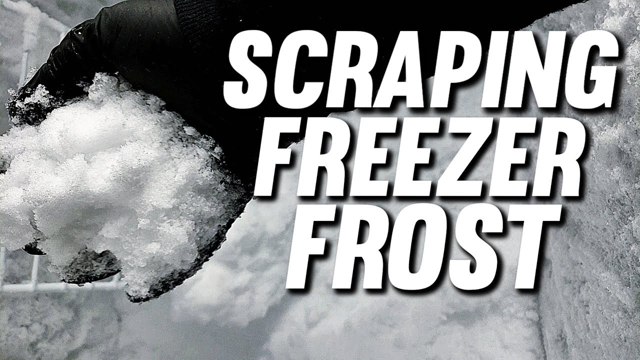 Scraping Deep Freezer Frost 🧊 Defrost Full Freezer |Humidifier Frost ...