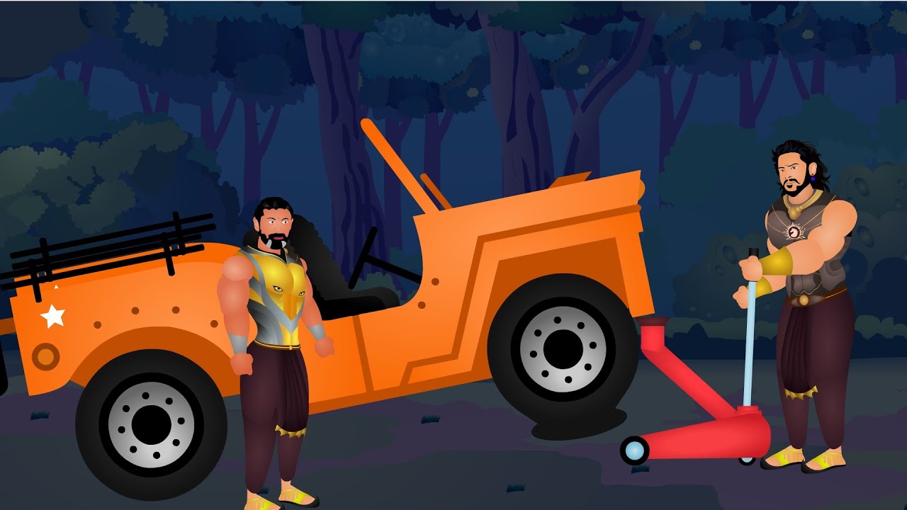 Bahubali family going to forest and get car ar trubles || bahubali ...