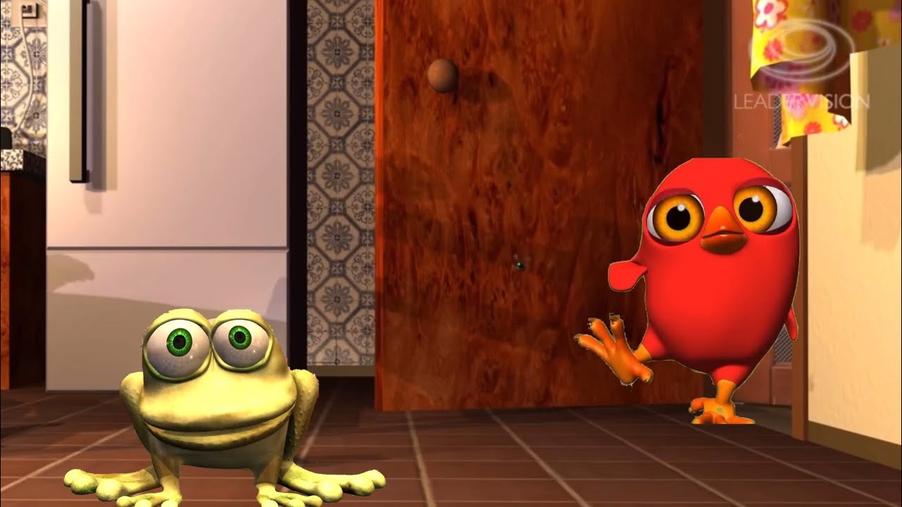 El Pollito Pio Rojo con una rana diferentes efectos de color Part 3 ...