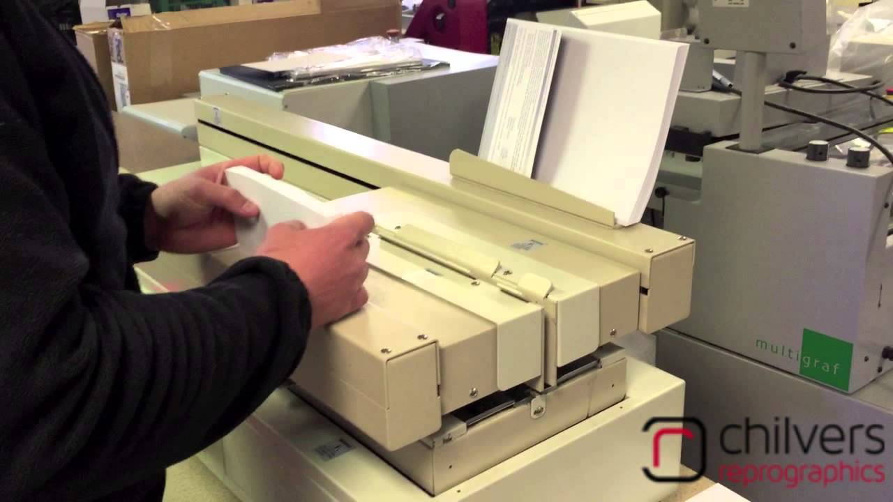 Duplo DB-200 Perfect Binder - YouTube
