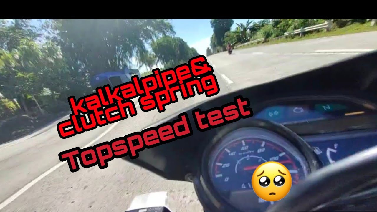 Clutch spring//kalkalpipe//for Xrm 125 fi // Topspeed test // #XRM125Fi ...