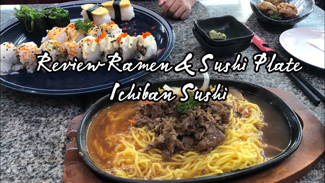 Review Ramen dan Sushi Plate di Ichiban Sushi - YouTube