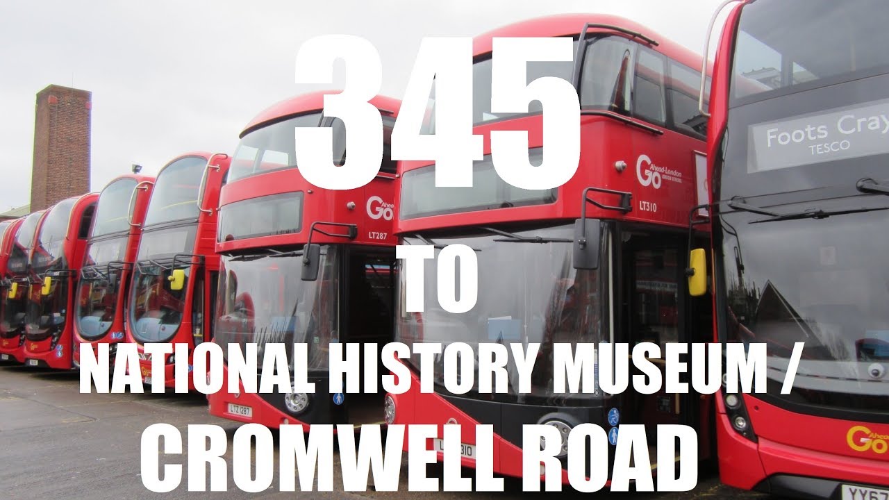 LONDON BUS ROUTE 345 Towards South Kensington - YouTube