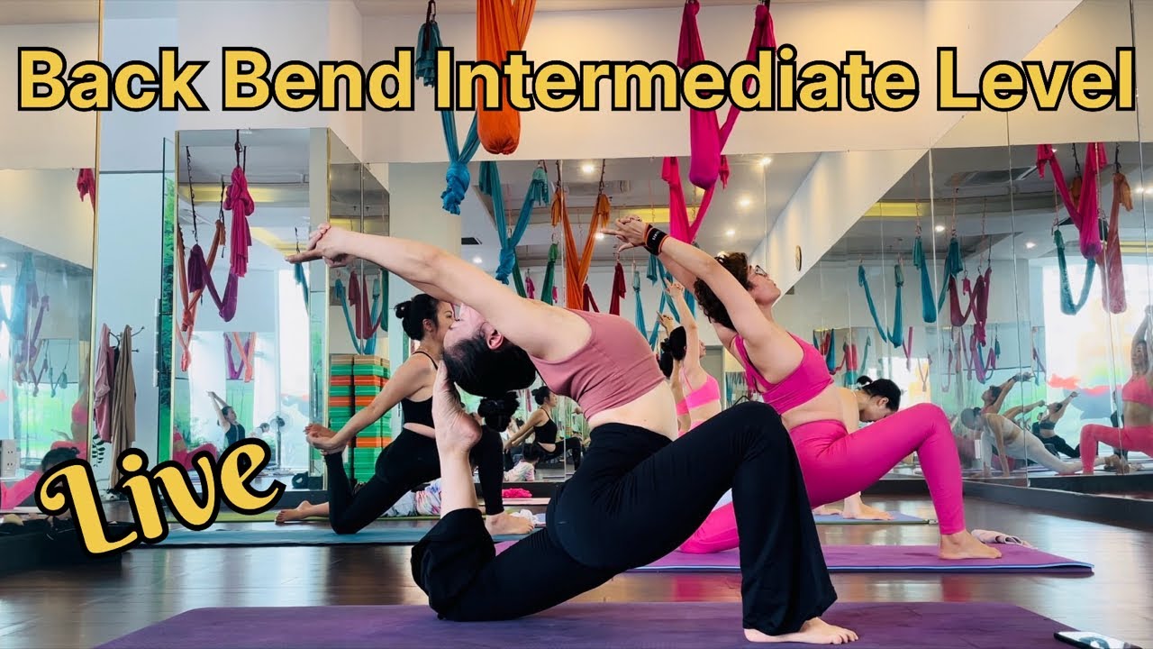 Live Back Bend Intermediate Level || Yoga With Sandeep || Vietnam - YouTube