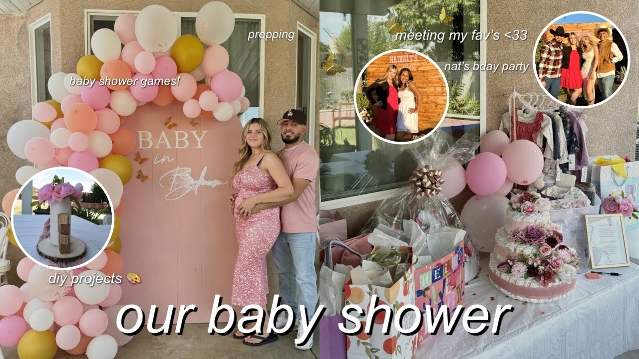BABY SHOWER VLOG | prepping, Baby in Bloom, meeting other content ...