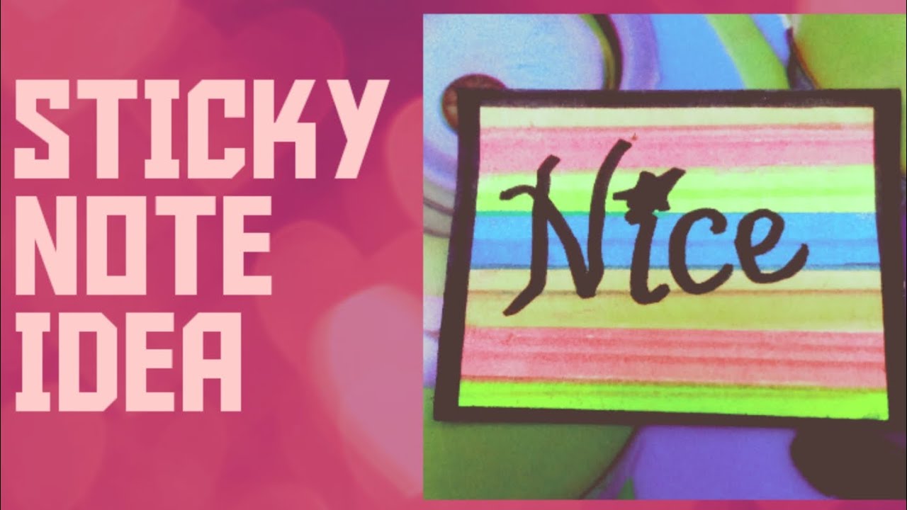 STICKY NOTE DRAWING IDEA 💡 - YouTube