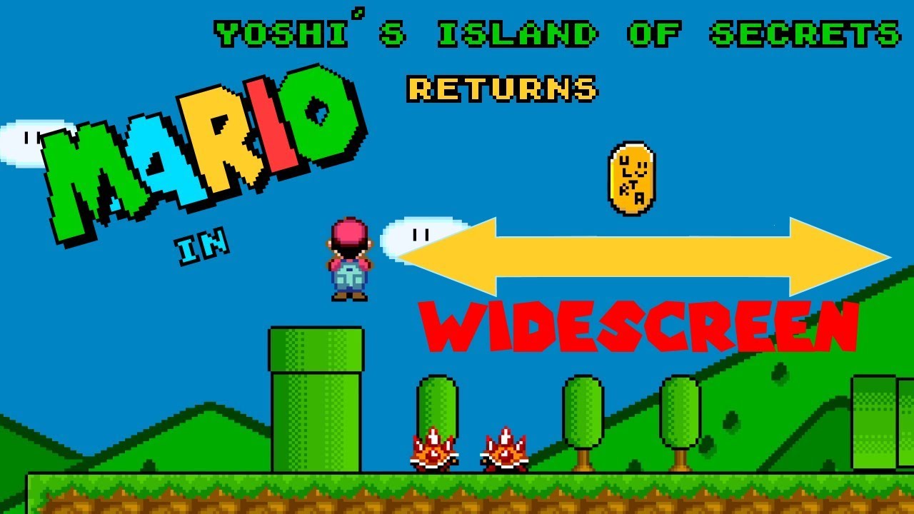 Mario in Yoshi's Island of Secrets • SNES HD / Widescreen Test - YouTube