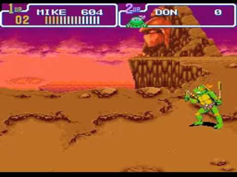 TMNT 4: Turtles In Time - Prehistoric Turtlesaurus - YouTube