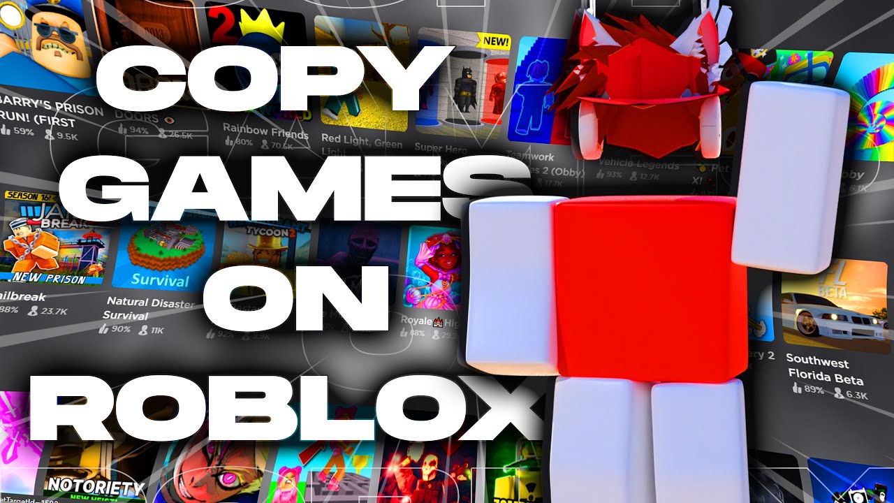 HOW TO COPY GAMES ON ROBLOX | NEW UPDATE ( NOT PATCHED )🌠 - YouTube