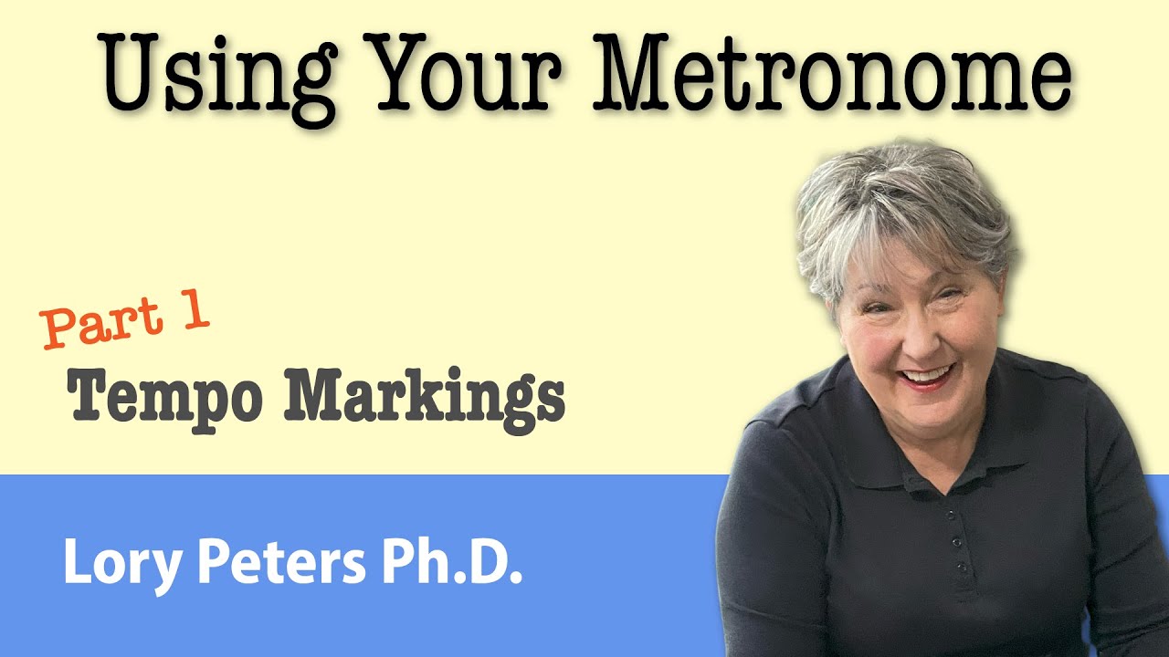 Using Your Metronome - Part 1 - Tempo Markings - YouTube