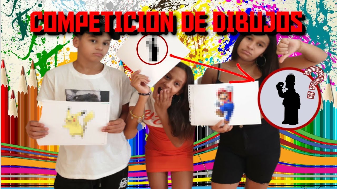 Competición de dibujos | Vlog Familiar #Dibujos #YouTubeKids - YouTube
