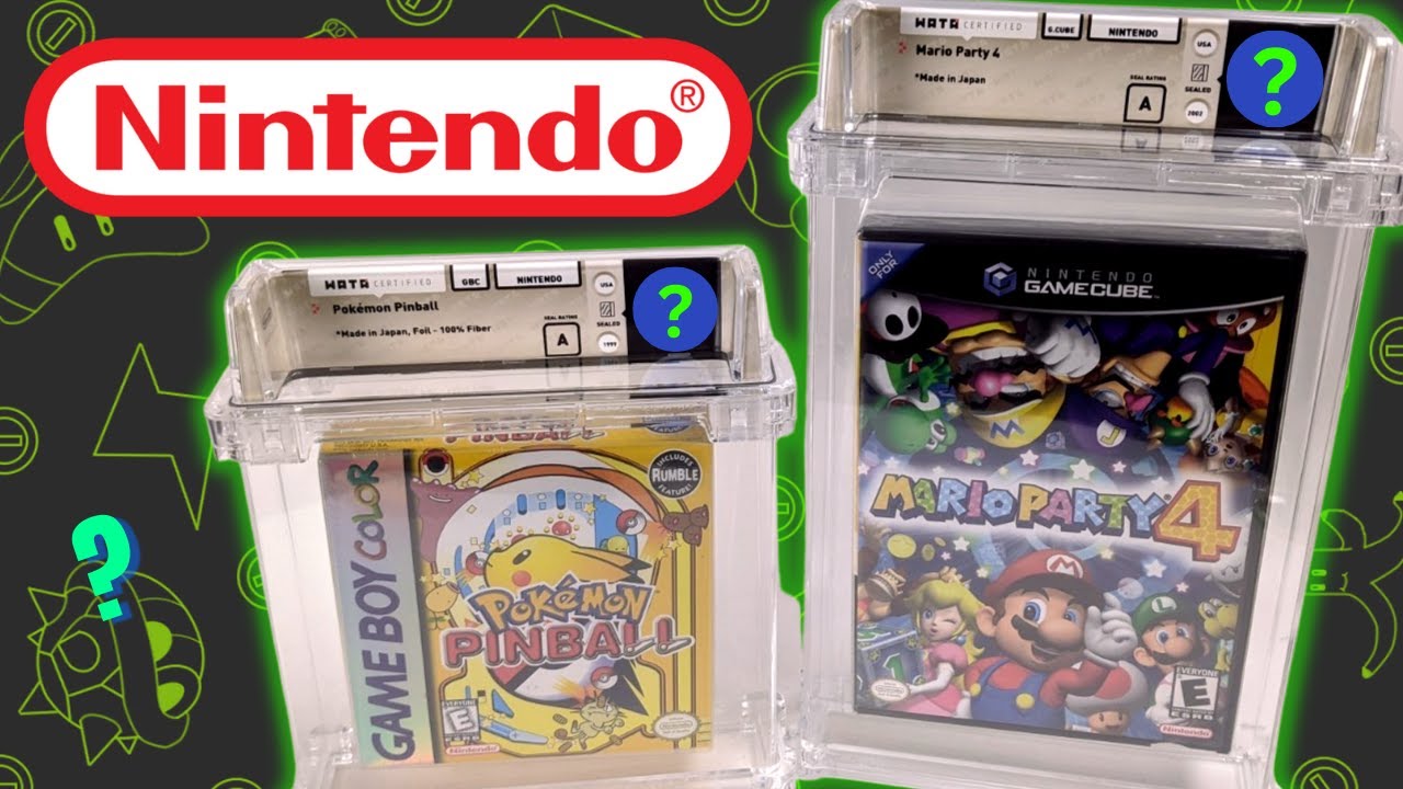 Box Opening: Sealed Nintendo WATA Graded Video Games - YouTube