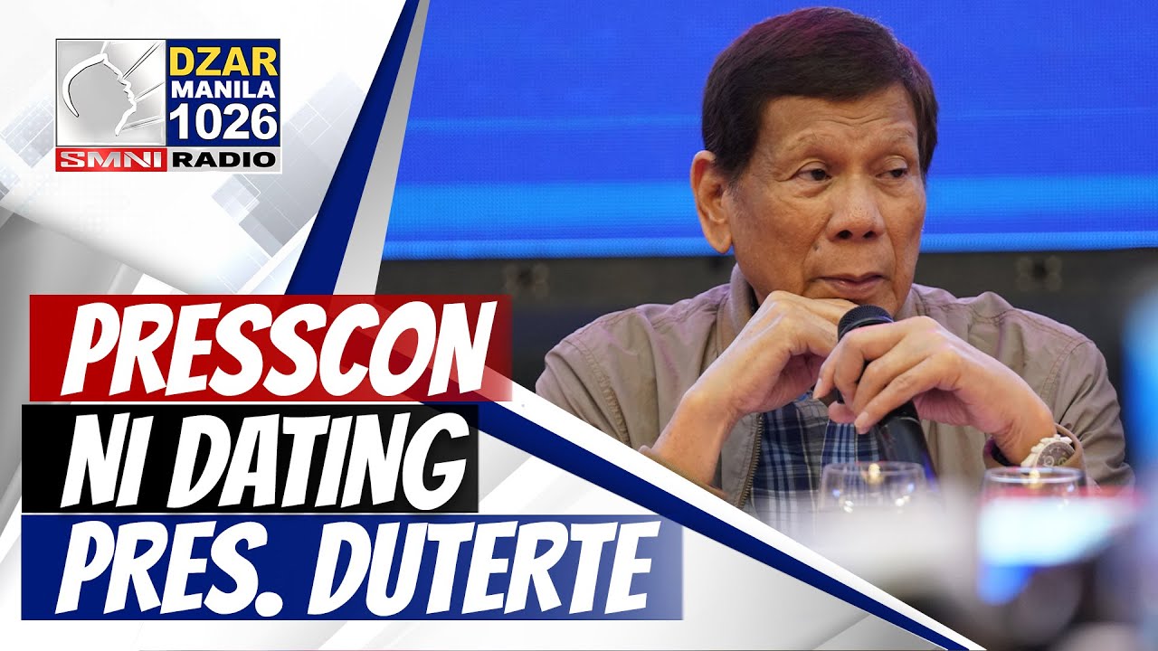 PRESSCON ni FPres. Rodrigo Duterte matapos ang Senate Hearing - YouTube