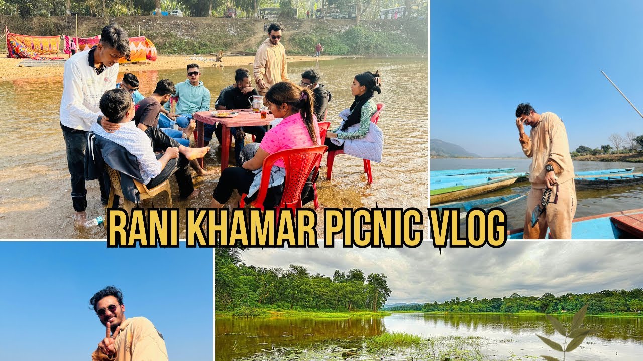 Rani Khamar Picnic || Enjoy 🥳 || Bhaichara Group || Pani mae dub gya ...