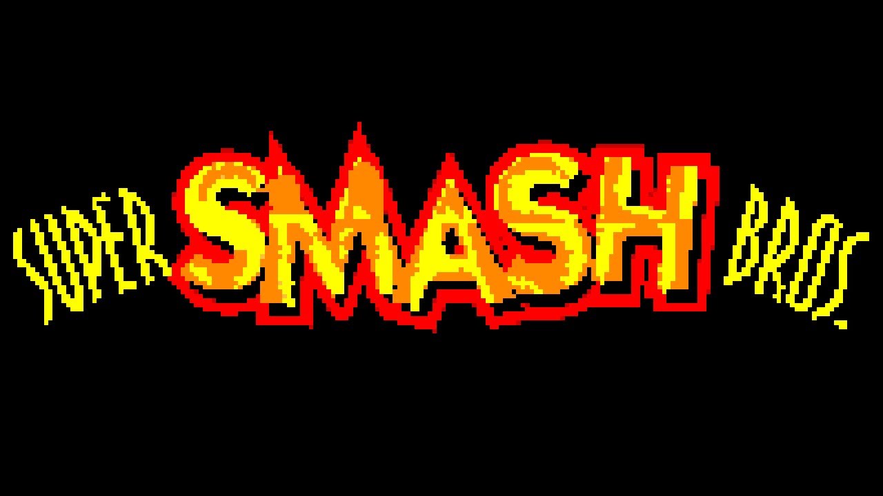 Super Smash Bros. 64 Logo Pixel Art Timelapse - YouTube