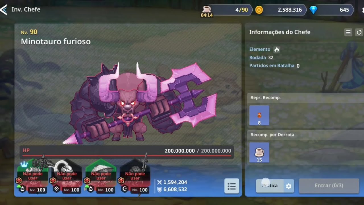 Guardian Tales Raid S96 - Minotaur (Fire) LVL 105 - YouTube