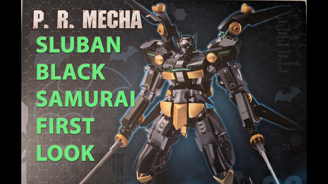 Sluban Lego Compatible Brick like Black Samurai First Look - YouTube