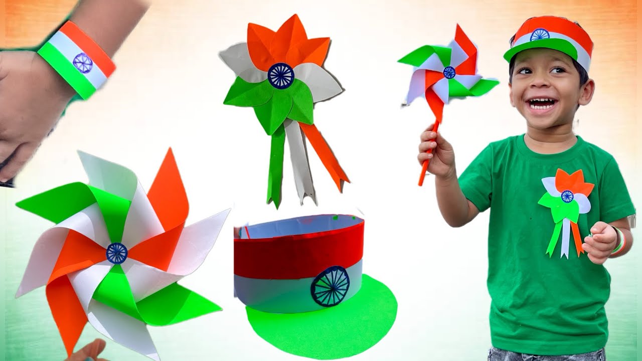 4 Independence Day easy craft ideas | Independence Day Special Diy ...