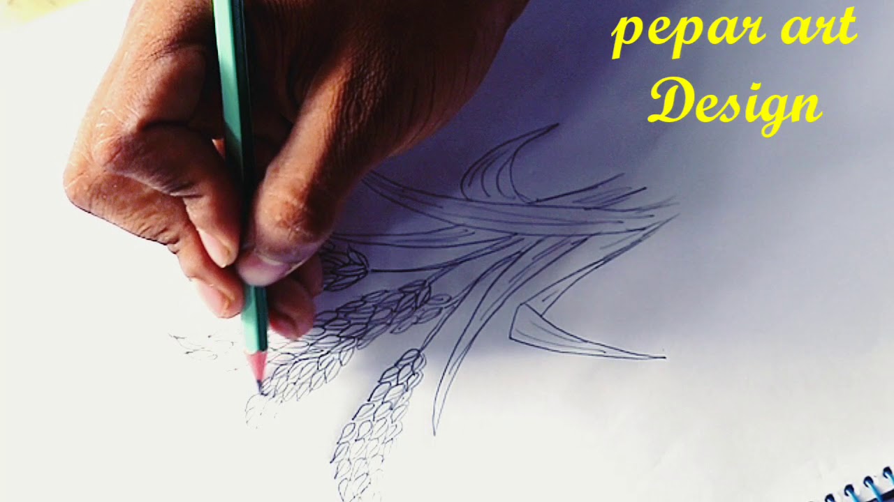 How To Make A Rice..hand droing.. - YouTube