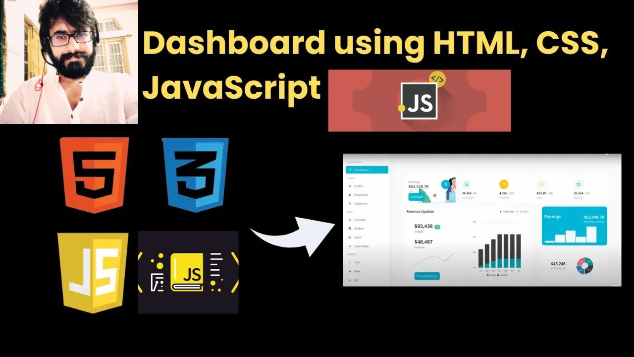38 Social Media Dashboard Using Html Css Javascript And Chartjs 6422